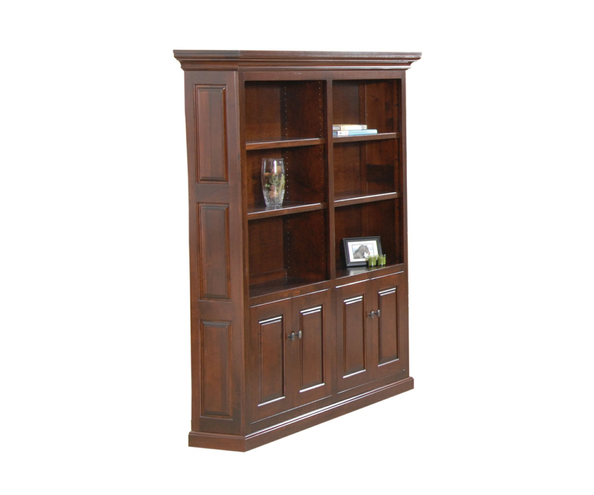 Newport Bookcase - Custom Woodcraft