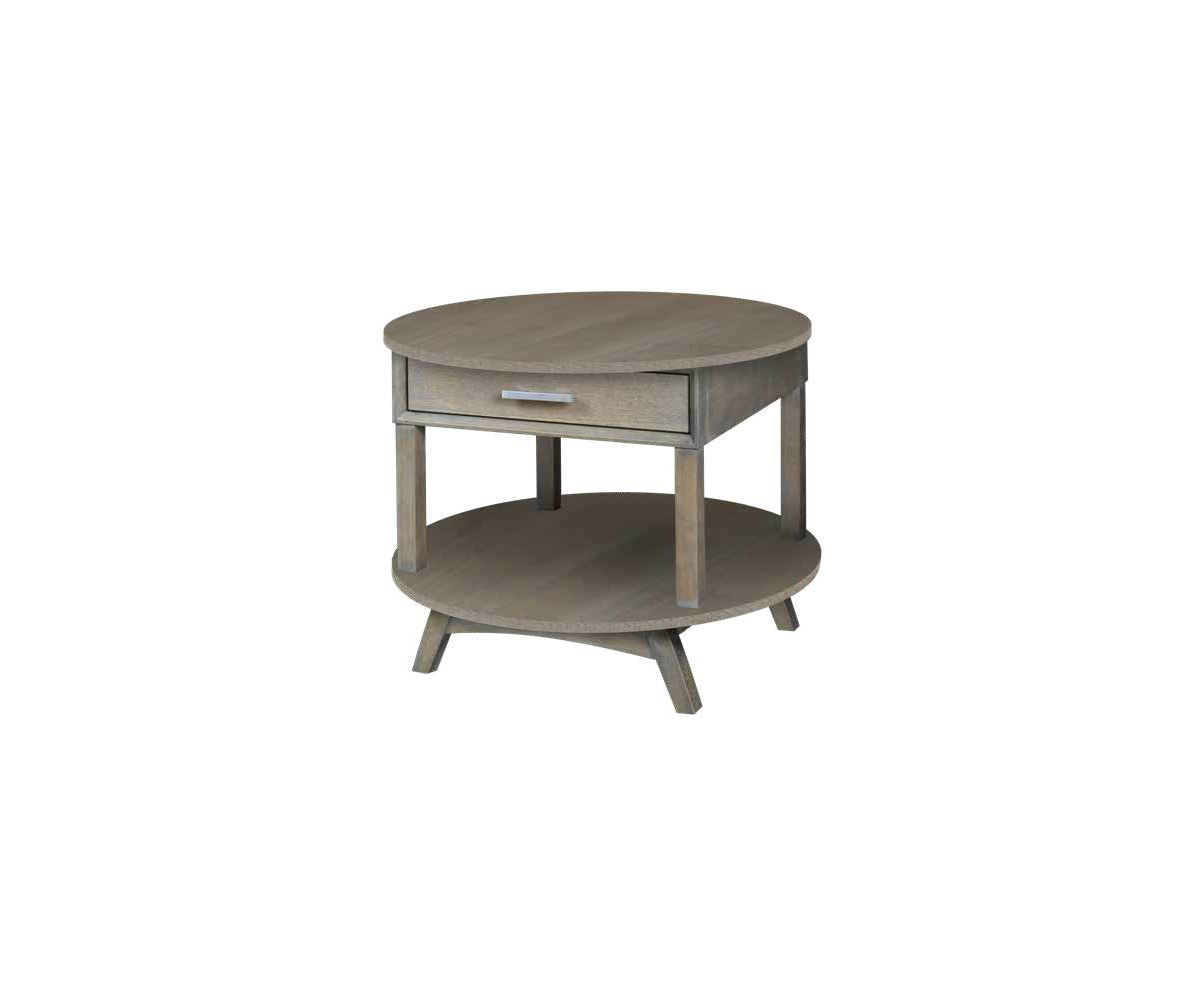 Madison Round End Table - Custom Woodcraft